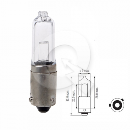 AMPOLLETA,H21,24V,21W, BAY9S, CAMION VOLVO,BRM