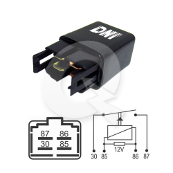 RELAY USO GENERAL 12V 30A 4T,HYUNDAI,KIA,L200,HOND