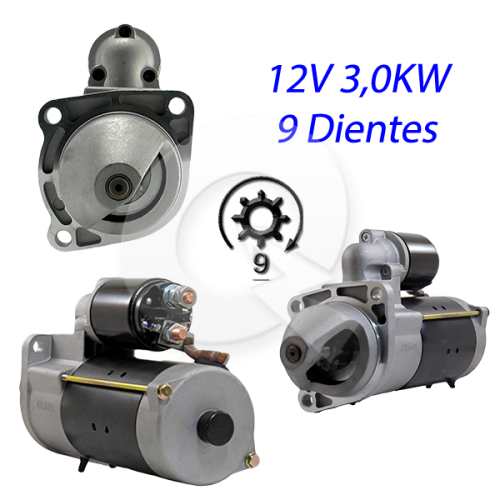 ARRANQUE 12V, DEUTZ ,INTERNATIONAL, BOMAG, DEUTZ