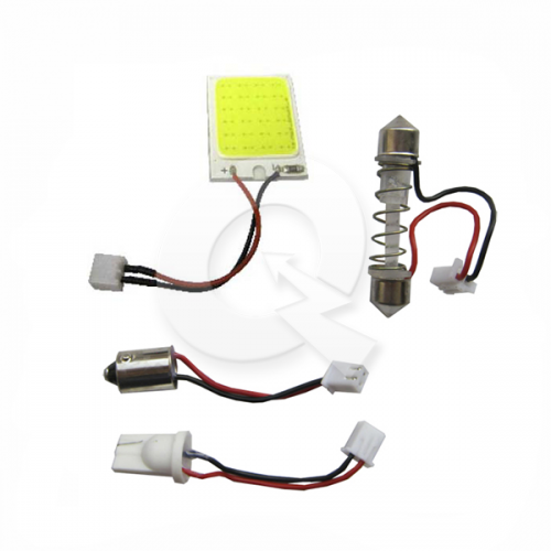 TARJETA LED 12V 24 LED 36x26mm,T10,T8.5,SOFITO,BLC