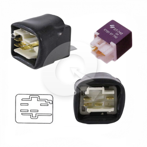 RELAY 12V 30A, 4T, HYUNDAI,KIA,AVELLA,FORD,FIESTA