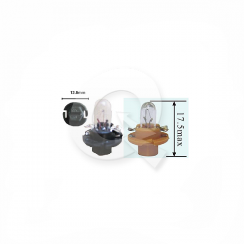 SOQUETE T5 24V 1.2W, TERCERA LUZ FRENO, MF54