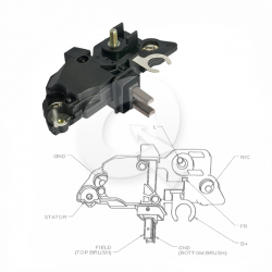 REGULADOR 24V, FORD, JOHN DEERE, CARGO