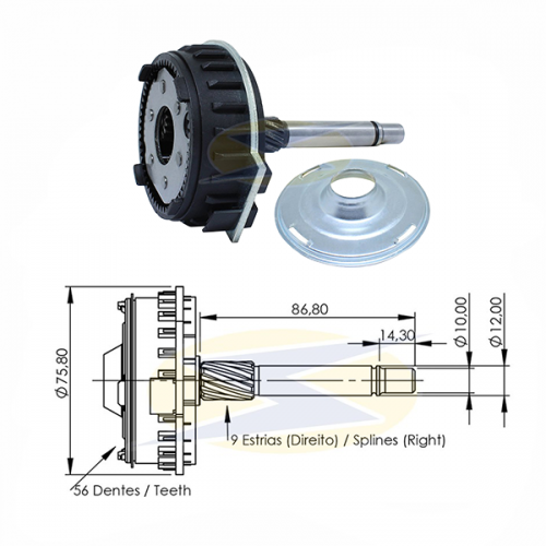 PLANETARIO VALEO 56D, HYUNDAI H1,KIA,L200