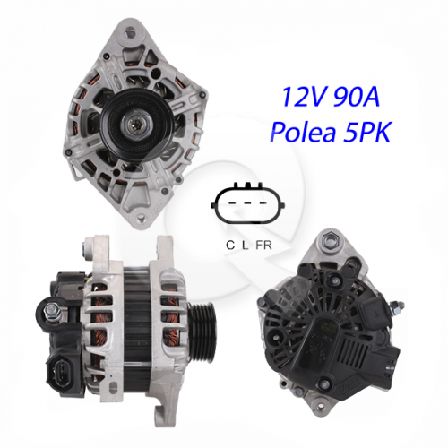 ALTERNADOR 12V, HYUNDAI, ACCENT, I10, I20, CEED