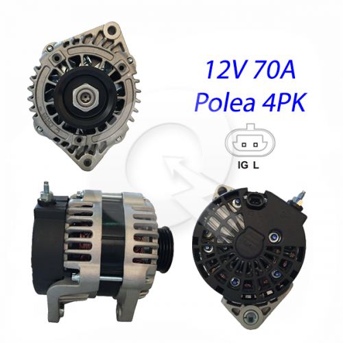 ALTERNADOR 12V, N300, SAIL, GEELY, CHERY