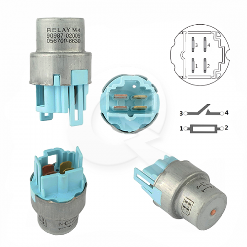 RELAY 24V 11A, TOYOTA,DYNA, MITSUBISHI CANTER