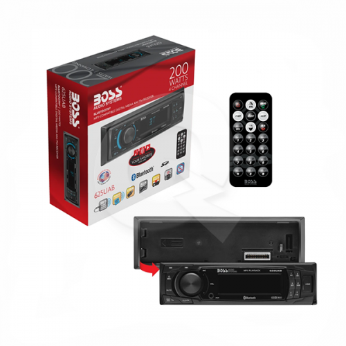 RADIO BOSS, BLUETOOTH,USB,AUX,MP3,WMA, P/DESM,1DIN