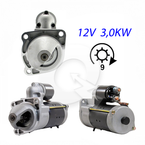 ARRANQUE 12V, DEUTZ, INTERNATIONAL, BOMAG, DEUTZ